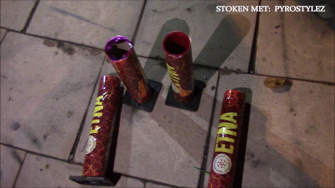 9x 2'' inch ''ETNA'' singleshots/Estalella/Valencia 2018..fireworks ...