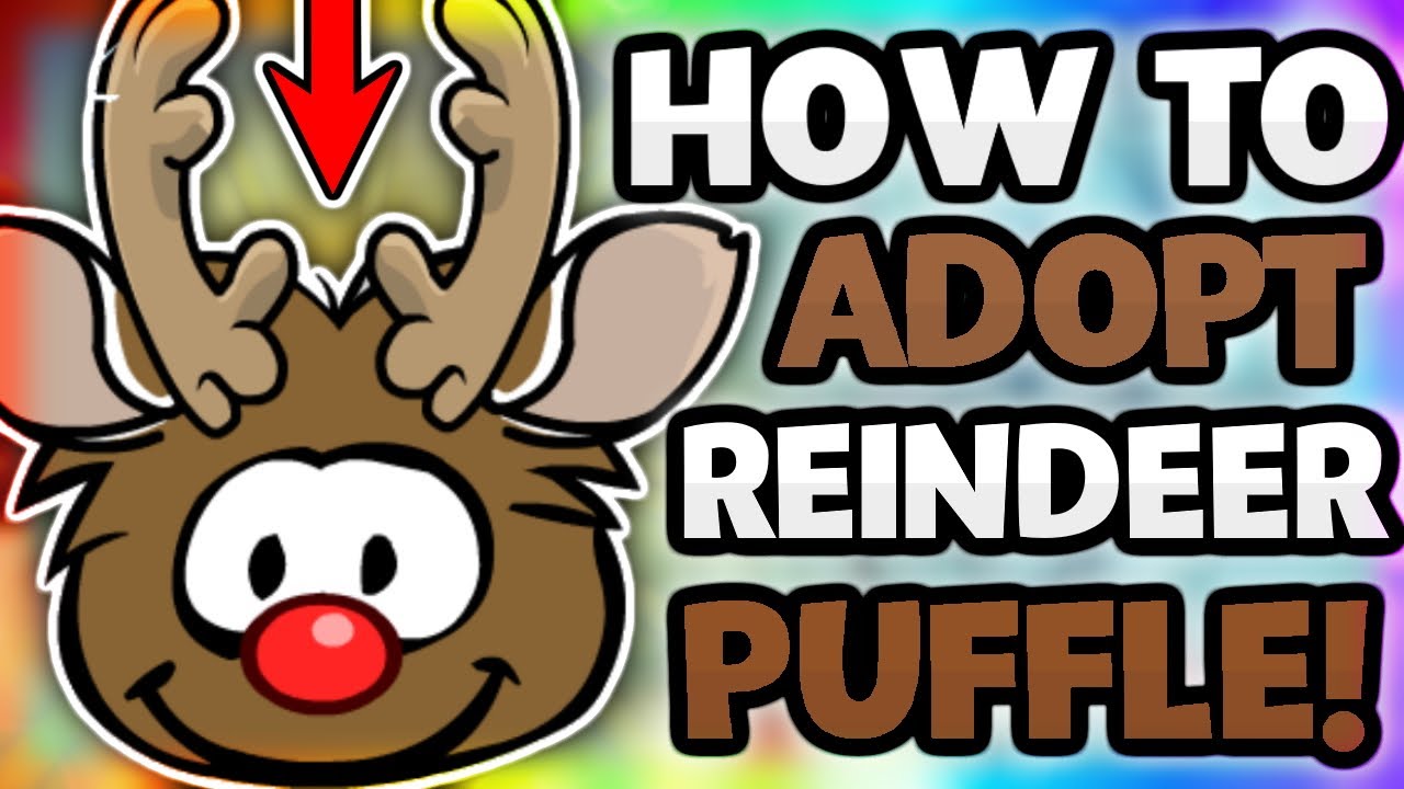 🤯 HOW TO GET A REINDEER PUFFLE 🦌 | Club Penguin Rewritten - YouTube