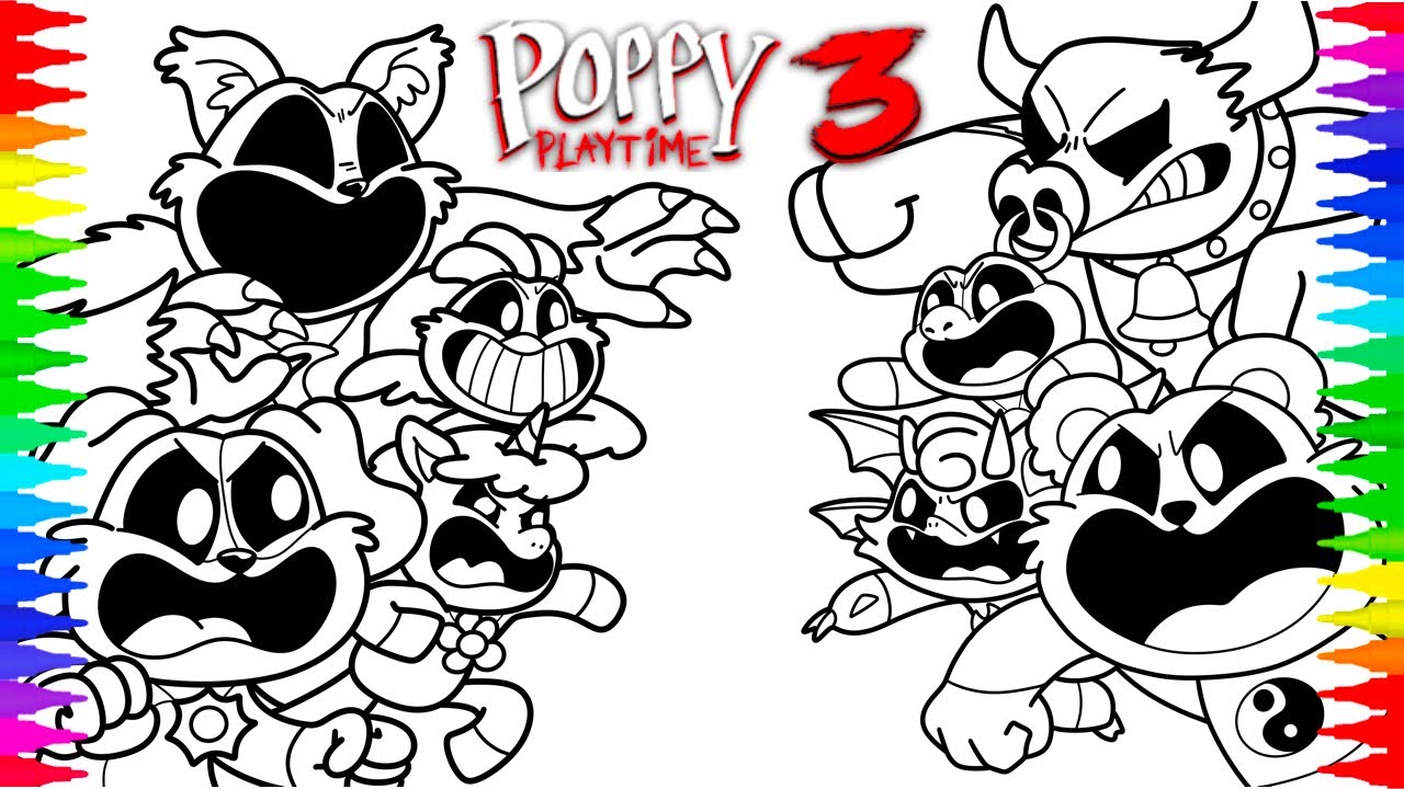 SMILING CRITTERS VS. LOST SMILING CRITTERS?! Poppy Playtime 3 Animation ...
