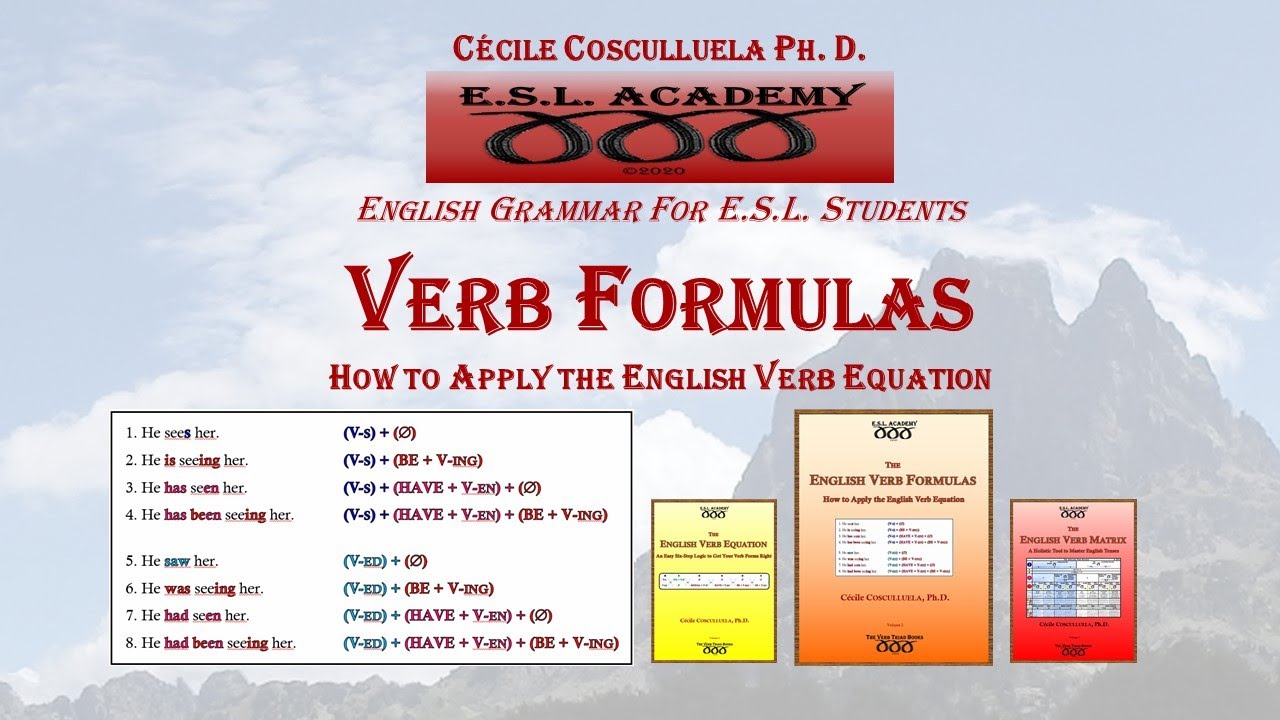 English Verb Formulas (Part 1) - YouTube