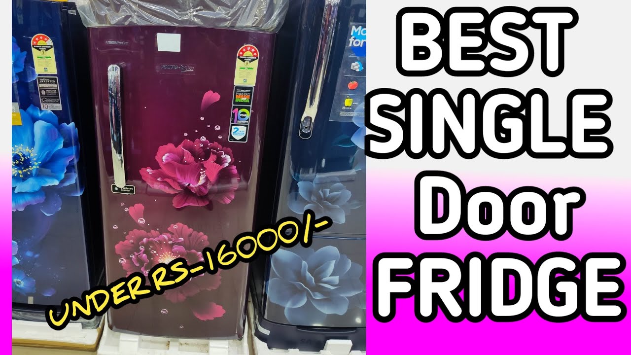 voltas beko 5 star single door refrigerator with stand cum drawer - YouTube