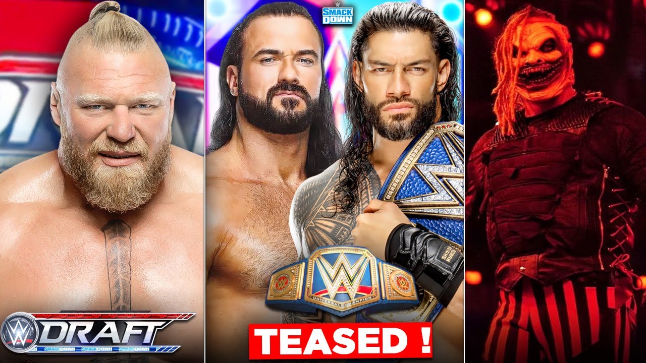 WWE DRAFT 2021 BROCK Lesnar SHOCKING ! SPOILER, Roman Reigns VS ...