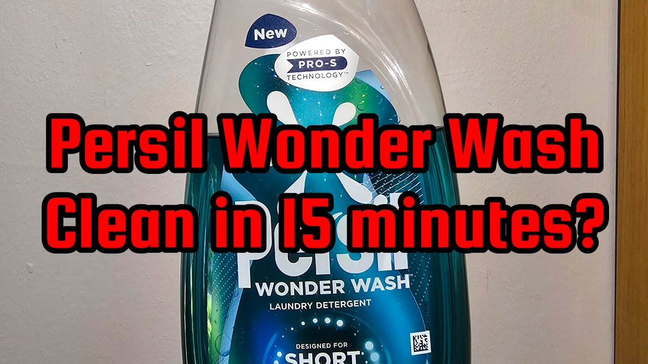 Persil Wonder Wash: Clean in 15 minutes - YouTube
