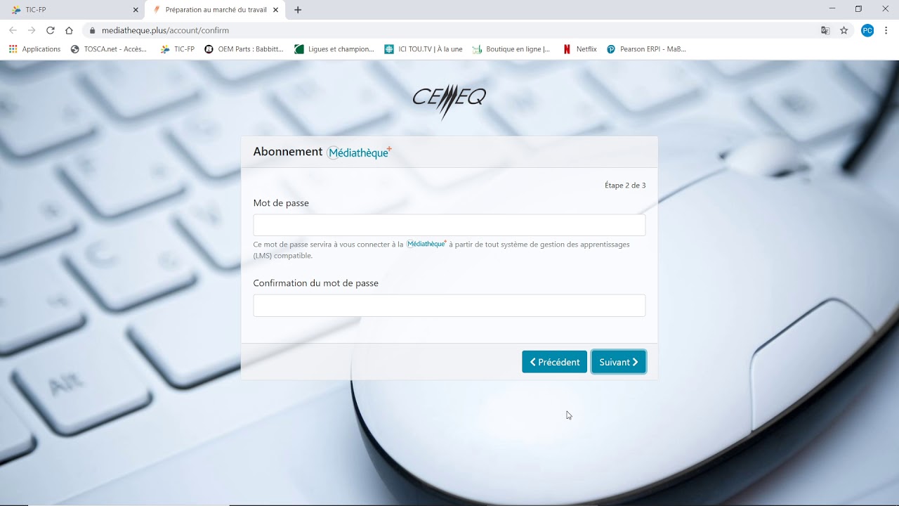 Procédure pour CEMEQ - YouTube