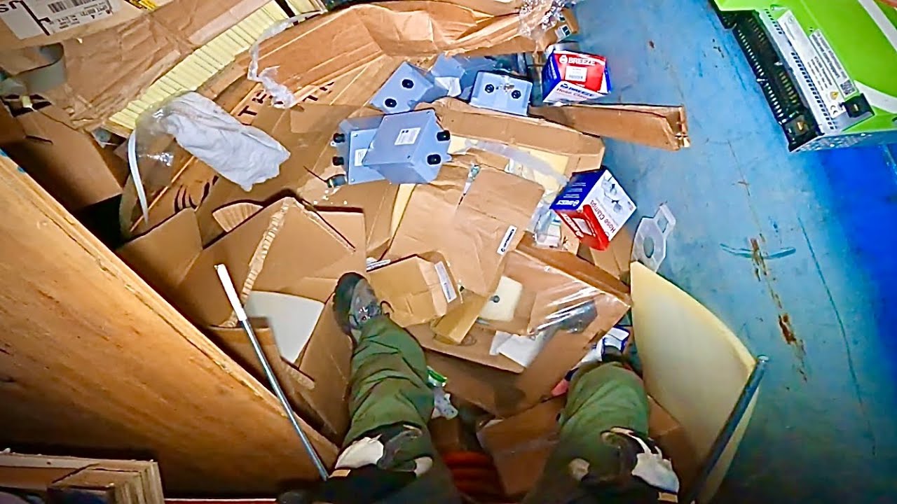 Jackpot! A Sea Of Unopened Boxes & Resellable Goods In An Open Top ...