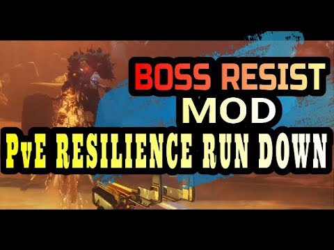 BOSS RESIST MOD - PvE Resilience Briefing - Destiny 2 - Season of The ...