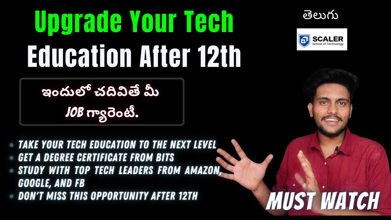Scaler School of Technology Review in TELUGU - YouTube