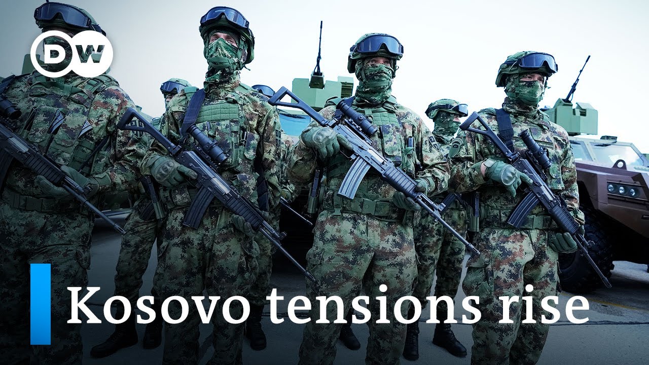 US tells Serbia to pull back military from Kosovo border | DW News ...
