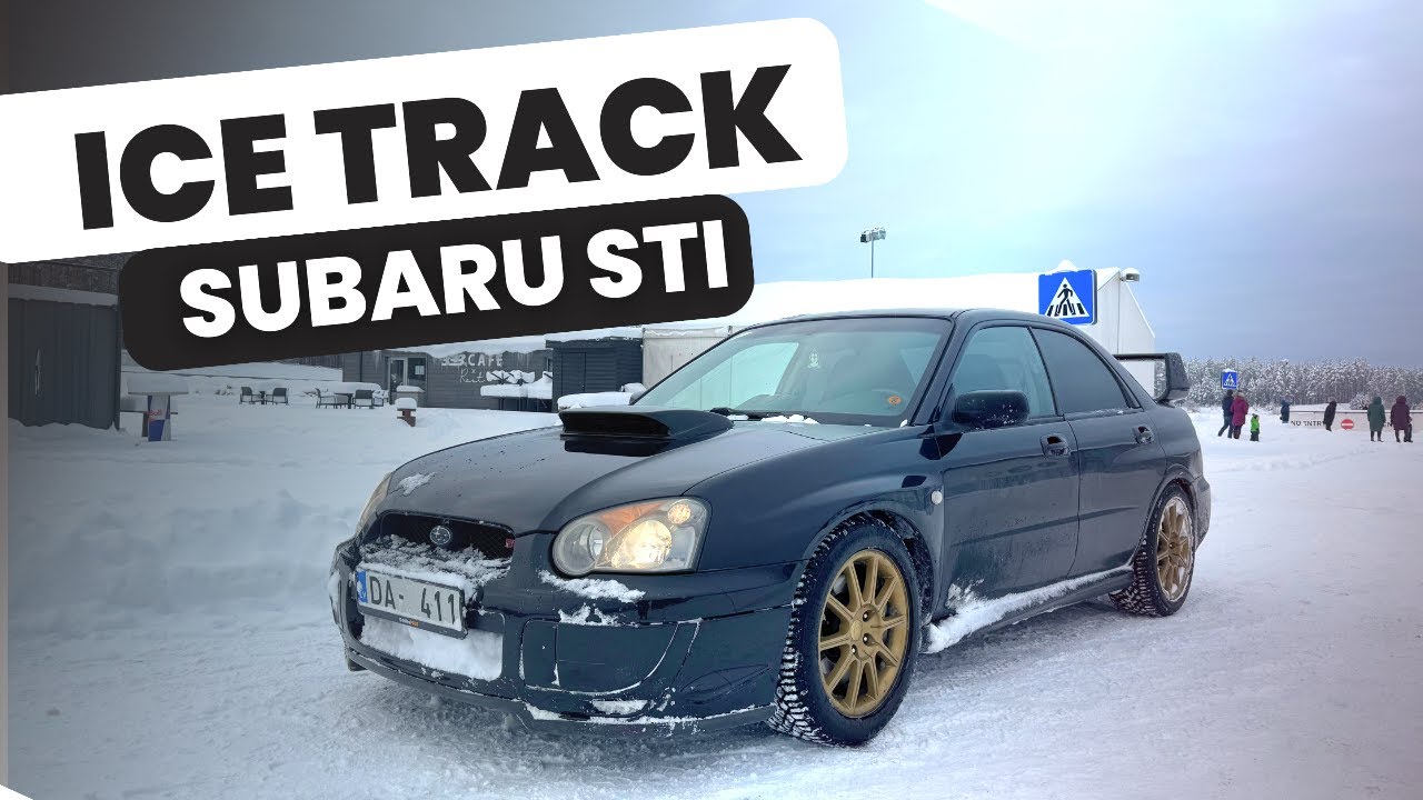 Winter Track day on Ice/Snow - Subaru STI | POV - YouTube