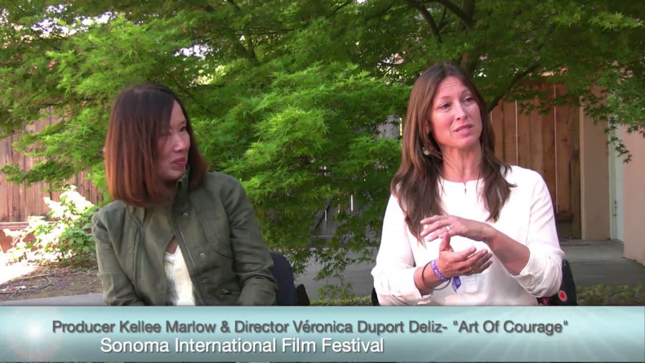 Kellee Marlow Producer and Véronica Duport Deliz, Director "Art Of Courage" Sonoma Film Festival ...