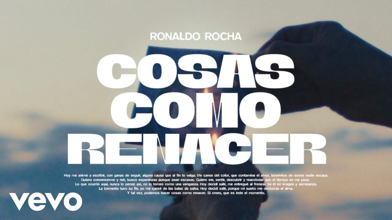Ronaldo Rocha - Cosas Como Renacer - YouTube