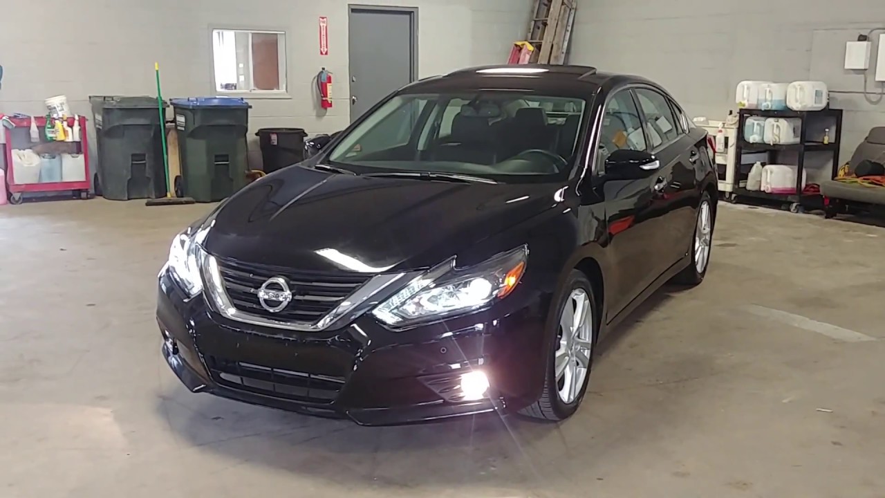 2017 NISSAN ALTIMA 3.5 SL BLK - YouTube