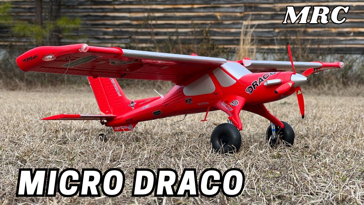 E-flite Micro DRACO 800mm Flight Review - Very Impressed! - YouTube