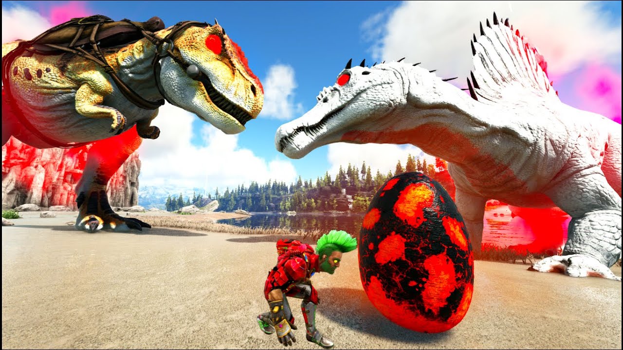 A T REX Da Neve Colocou +2 Ovos Evoluimos Outro T REX, A Prime Alpha ...