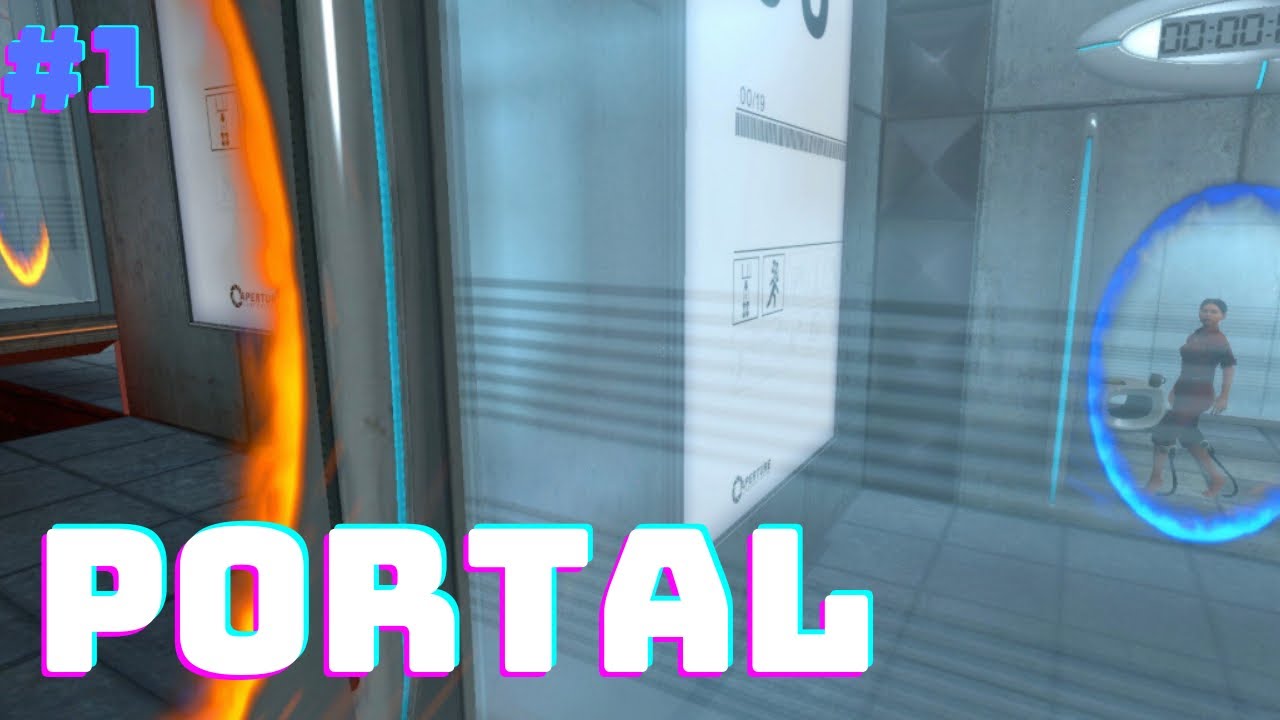 MY FIRST TIME PLAYING PORTAL AND IT WAS AWESOME ][ Portal - YouTube