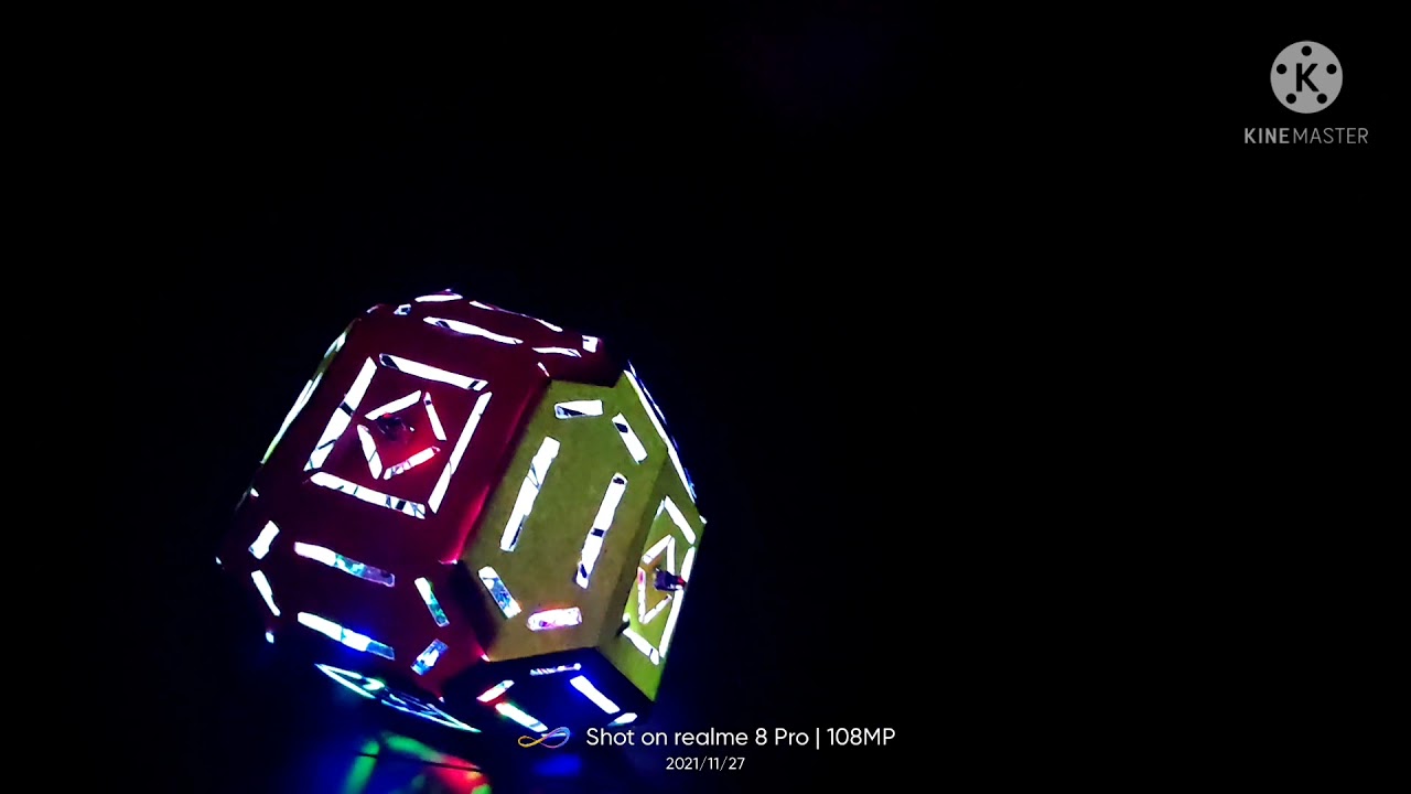 Chamfer cube lantern / mathematics project / class 7 CBSE / - YouTube