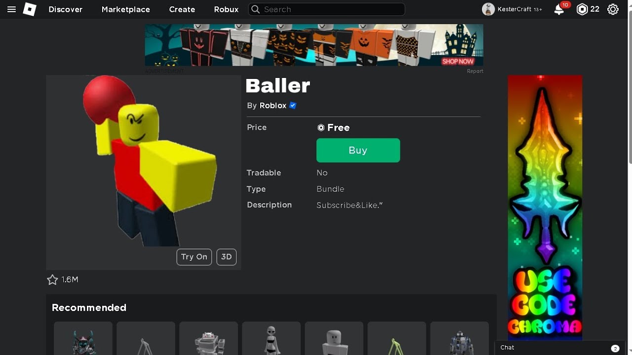 Here is how to get free baller - YouTube