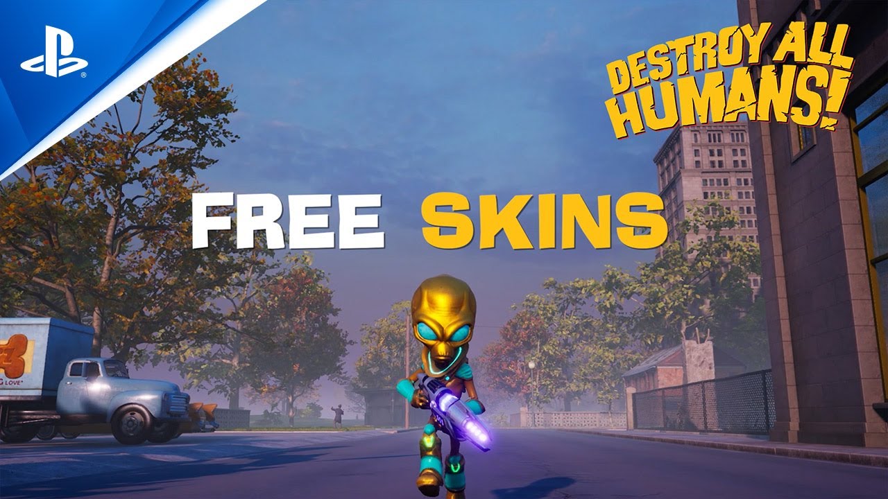 Destroy All Humans! - Free Skins Trailer | PS4 - YouTube