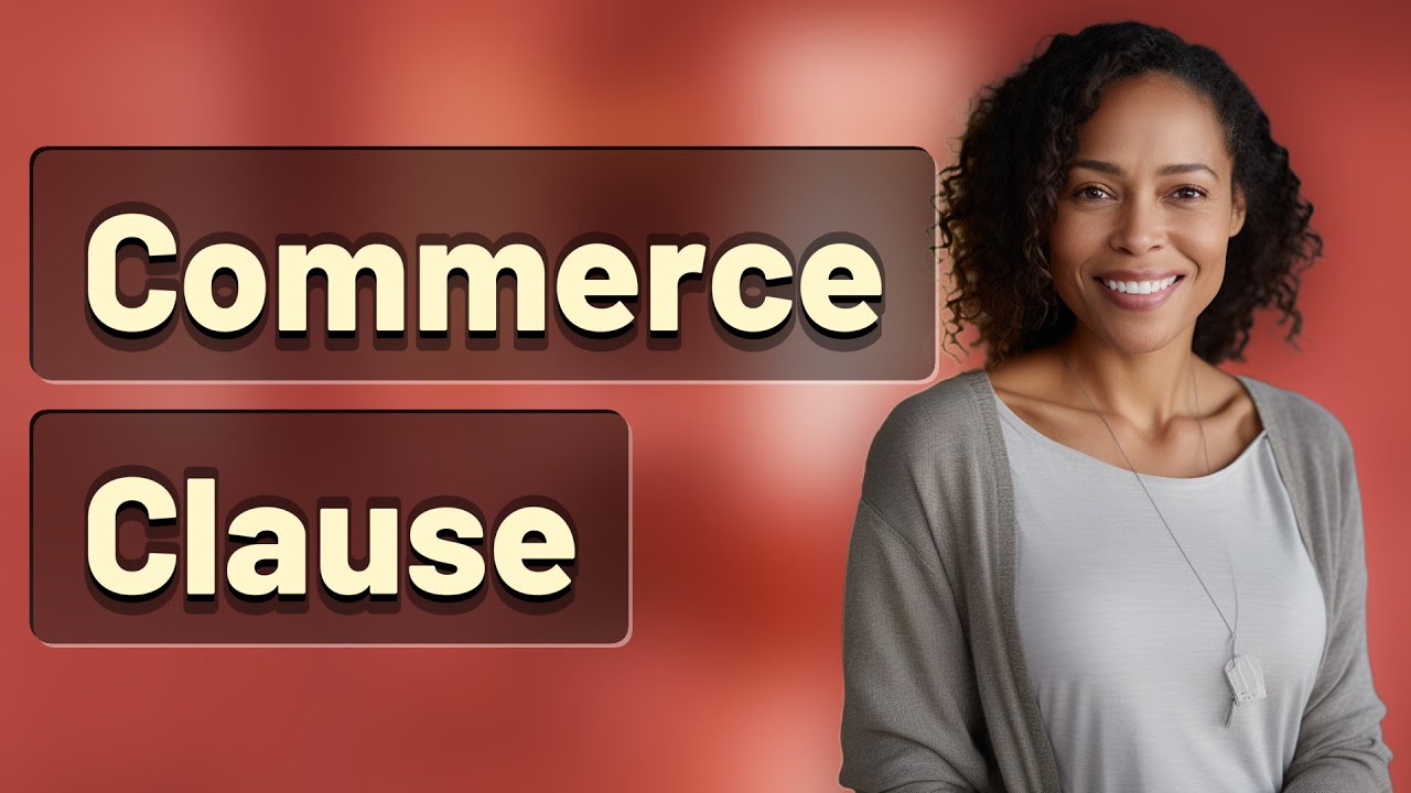 Does the Commerce Clause Regulate Interstate Trade? - YouTube