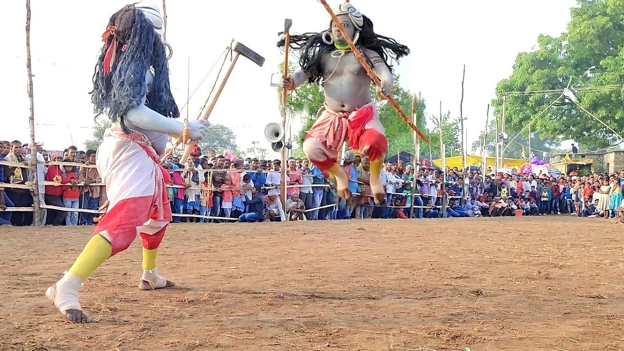 Cho Nach,ওস্তাদ গম্ভীর সিং মুডার নতুন ছৌ নাচ,Purulia chhau nach,Cho ...