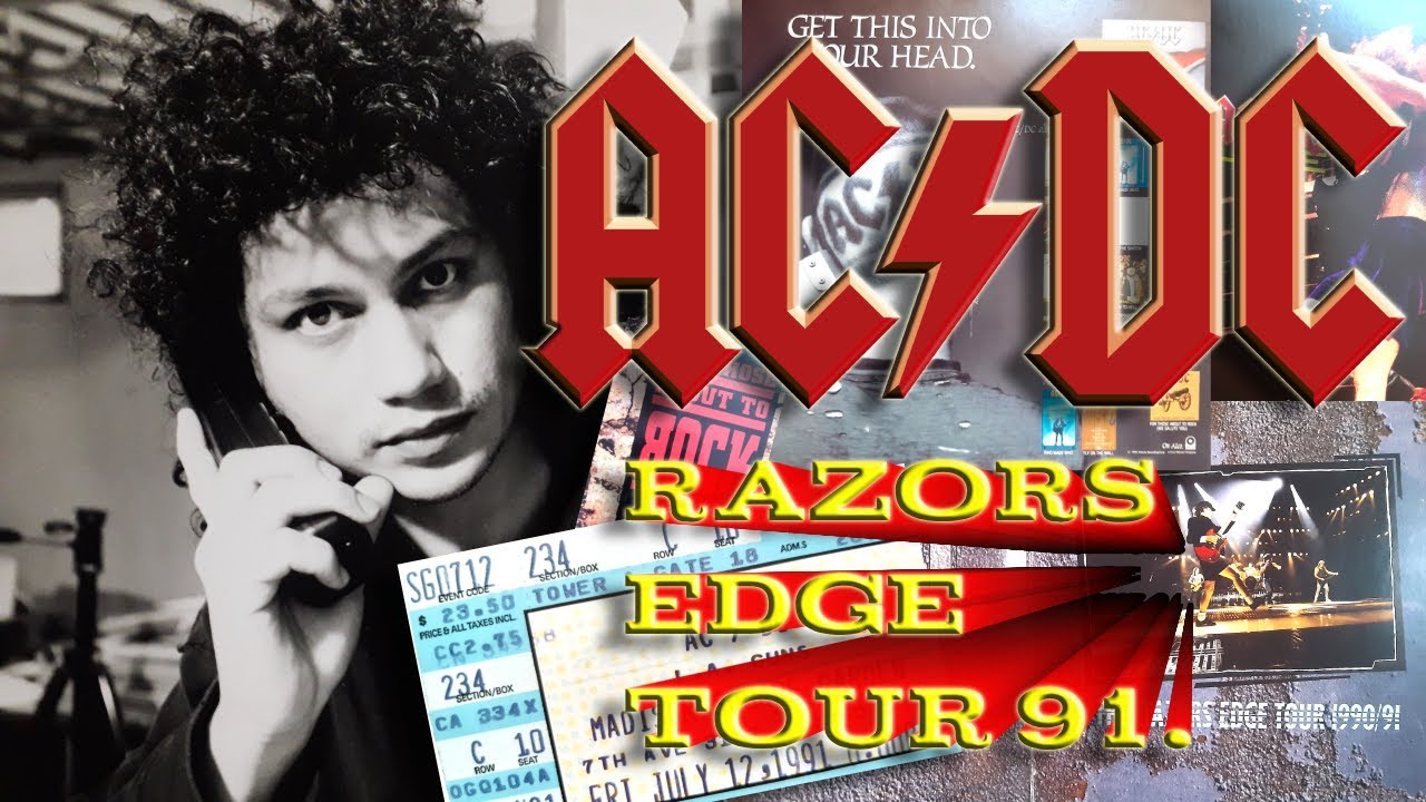 The Razors Edge Tour. AC/DC memorabilia. - YouTube