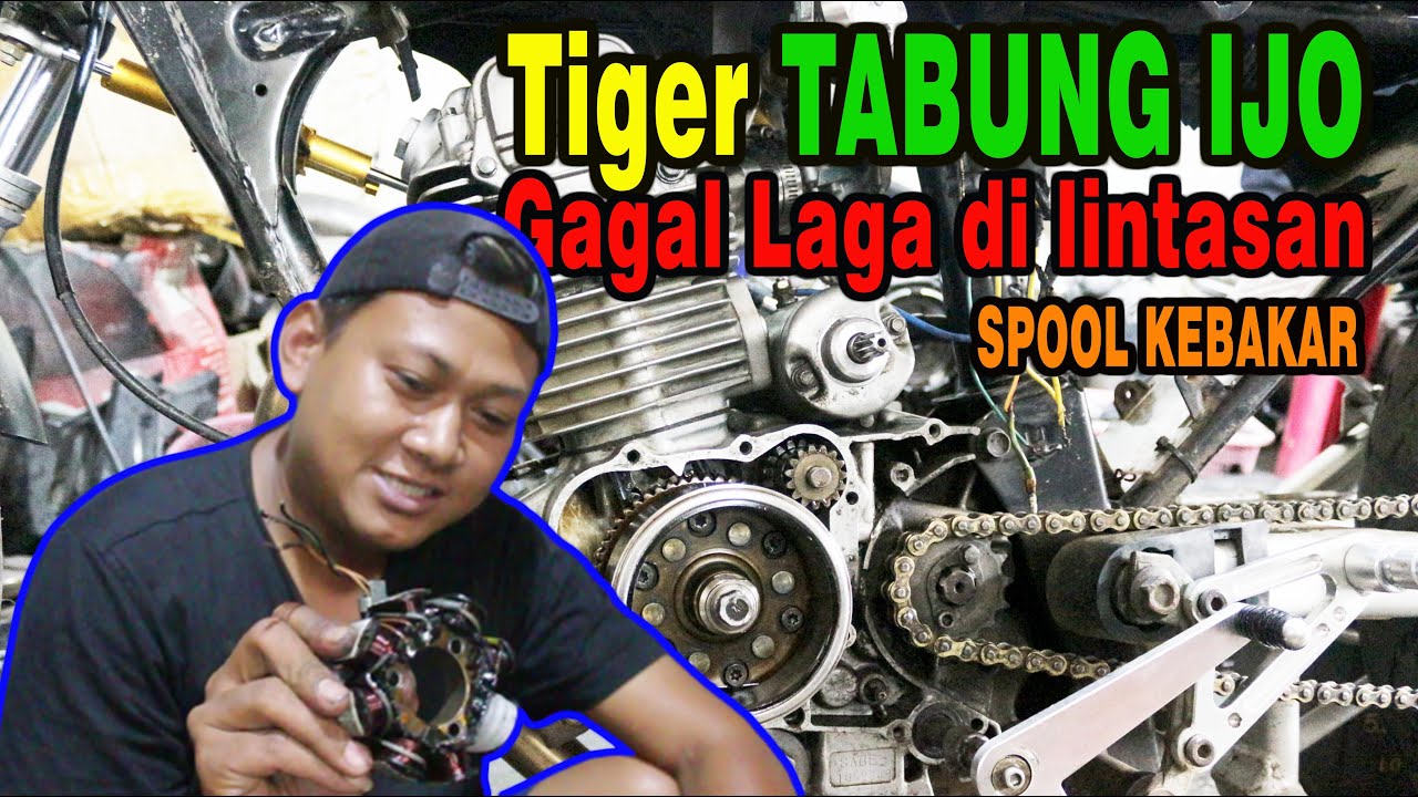 GAGAL SETING‼️ SPOOL KEBAKAR ‼️ TIGER TABUNG IJO - YouTube