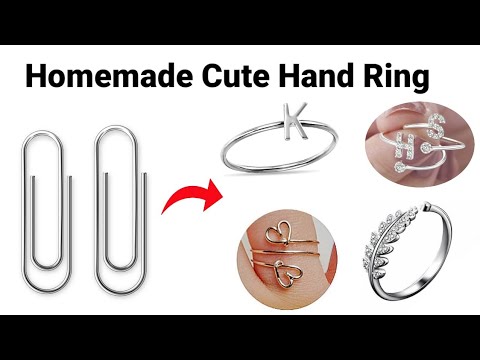 DIY Homemade Cute Love Rings/How to make Rings at home/Couple Ring/Ring ...