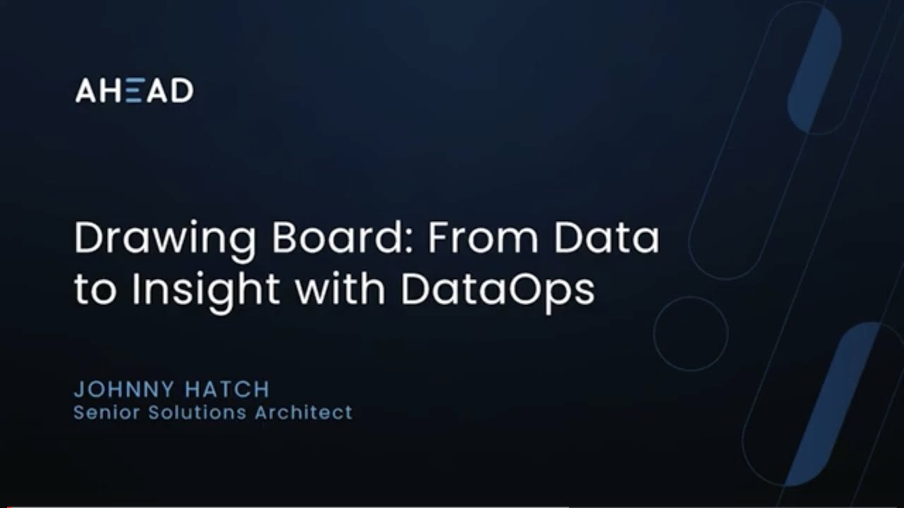 Drawing Board: From Data to Insight with DataOps - YouTube