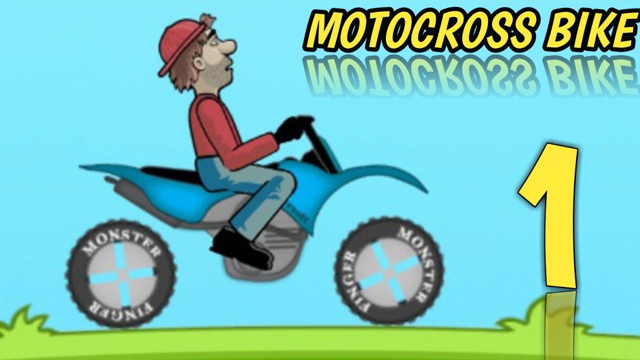 hill climb racing | motocross bike fully upgraded #hillclimbracing # ...