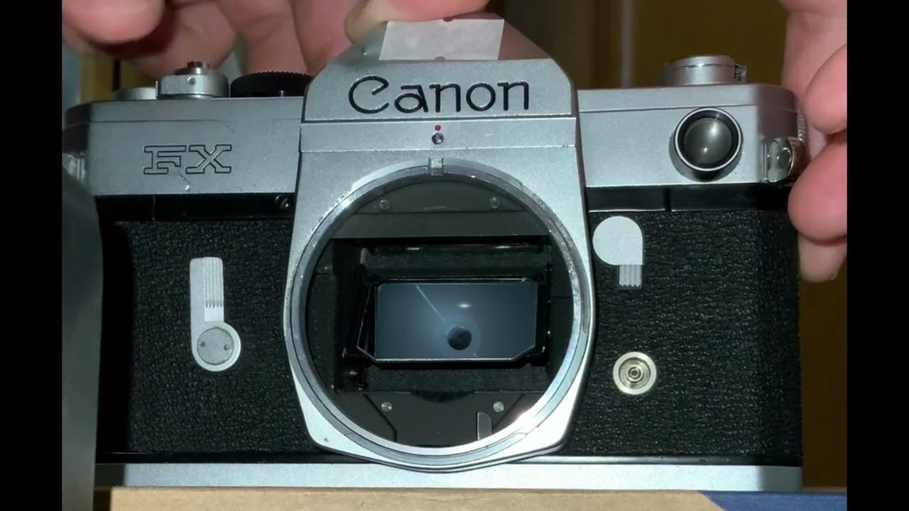 CANON FX shutter sounds and slow motions - YouTube