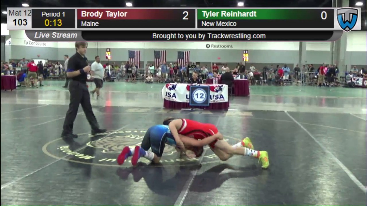 3093 Intermediate 103 Brody Taylor Maine vs Tyler Reinhardt New Mexico ...