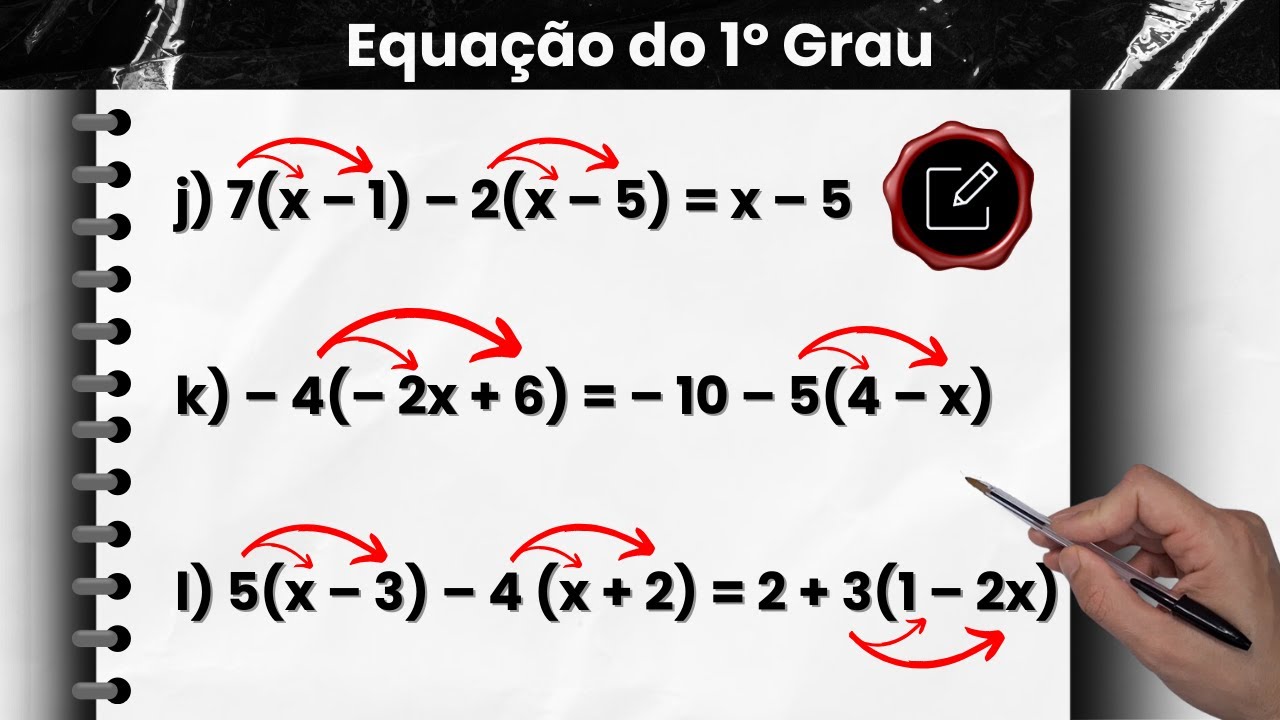 Como Resolver Equações do 1º Grau com Parênteses Usando a Distributiva ...