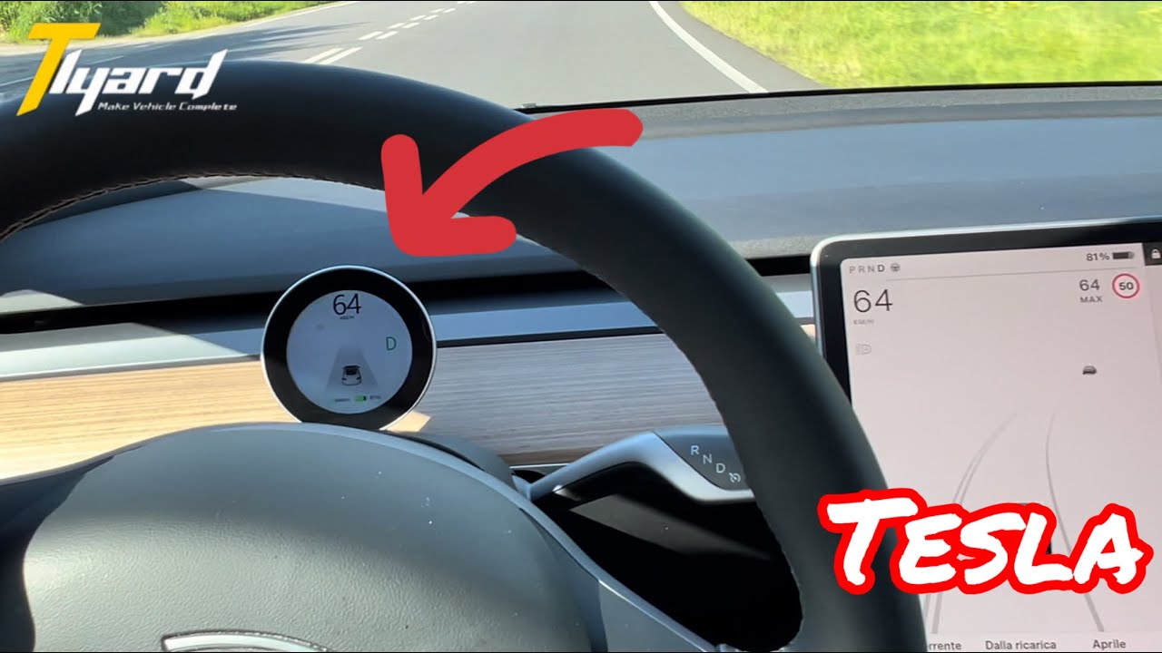Il Display definitivo per Tesla Model3 e ModelY con funzioni che non ti ...