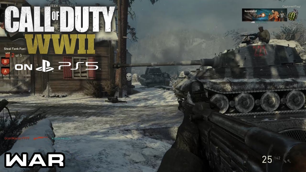 Call of Duty WW2 War Multiplayer Gameplay on PS5 (No Commentary) - YouTube