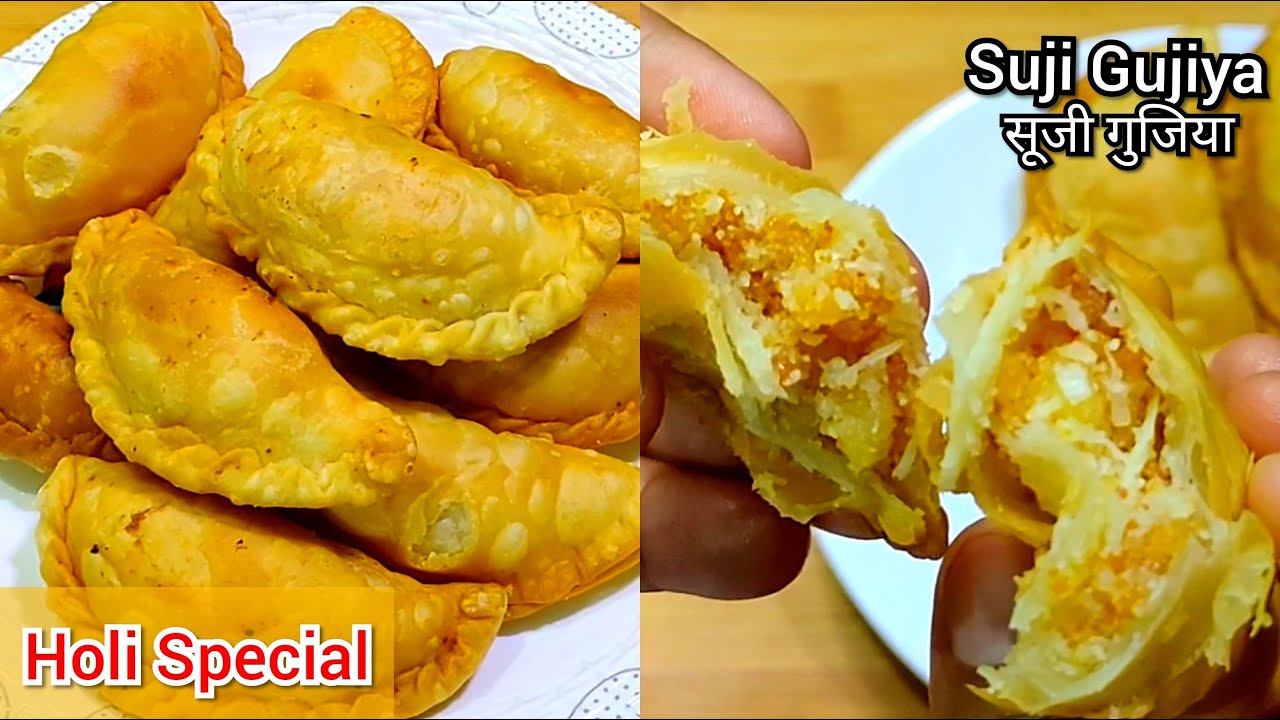 Easy Suji gujiya recipe(holi special)|Suji mawa gujiya recipe|Sooji ...