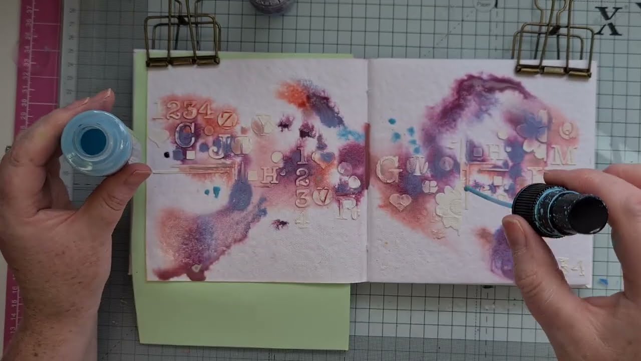 Art Journal with me - JMC Design Team Project - Libby's Story - YouTube