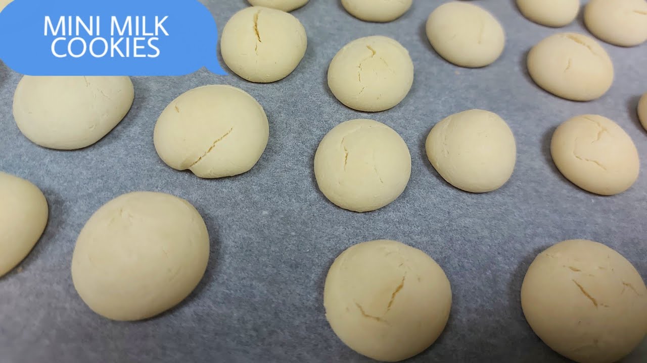 Mini Milk Cookies Recipe/#Minicookies #cookiesrecipe - YouTube