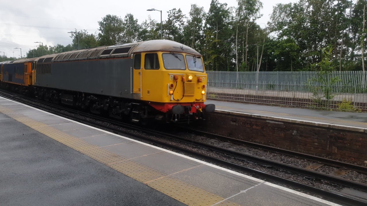 *RARE* class 56 56081 passes redbridge with failed 73201 73141 05/07 ...