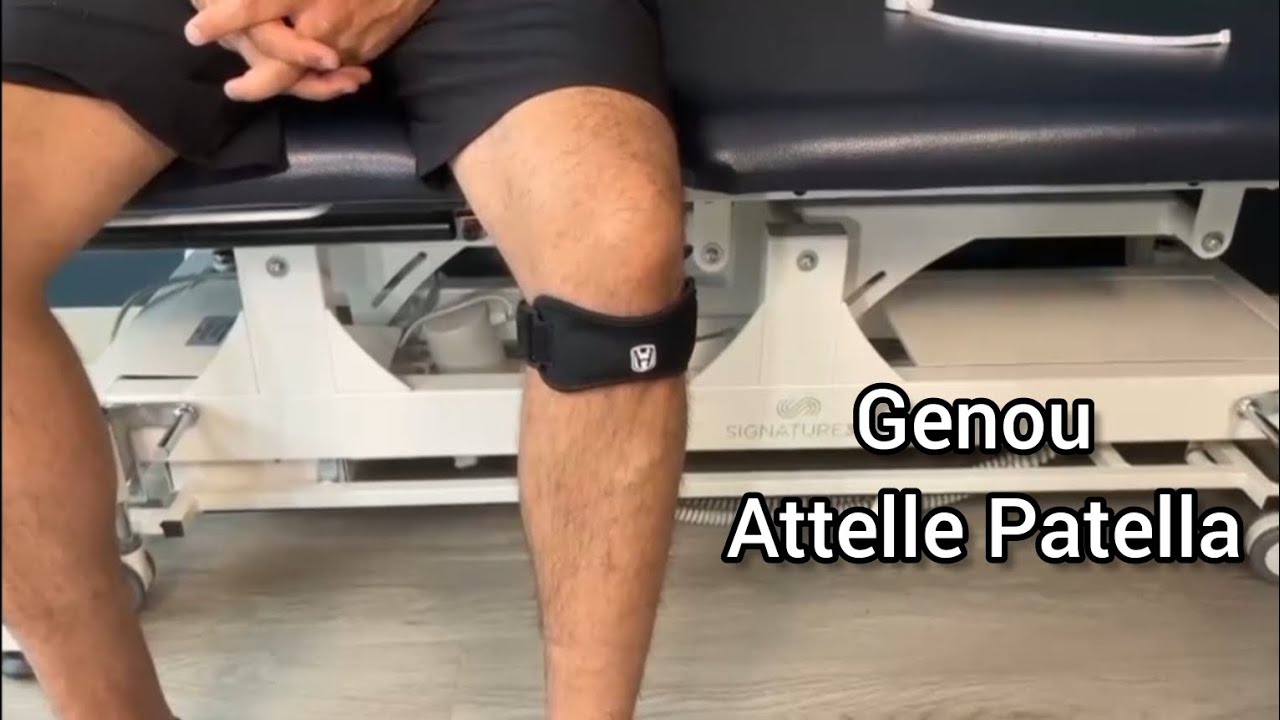 Genou Attelle Patella | Mesures et Comment la Porter Correctement - YouTube
