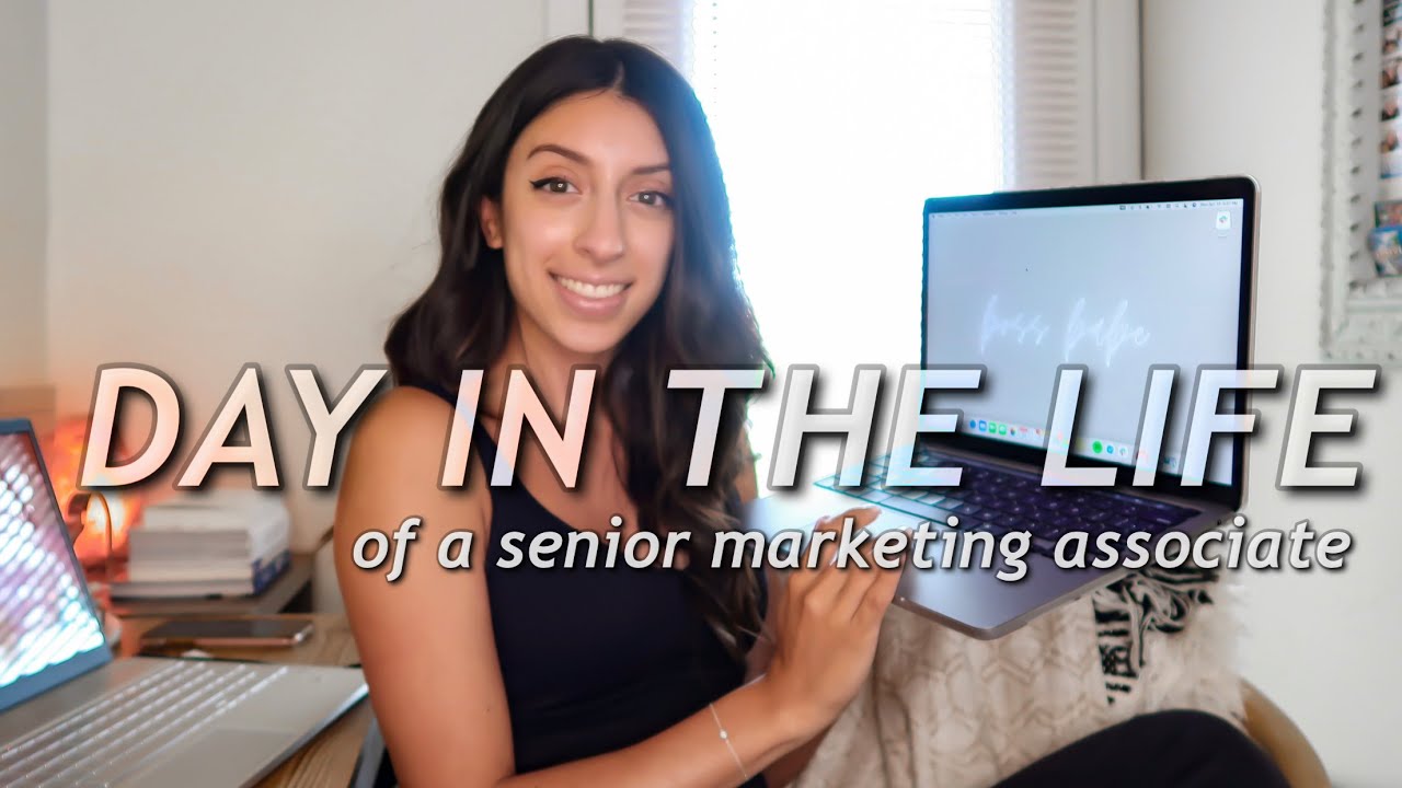 DAY IN THE LIFE OF A SENIOR MARKETING ASSOCIATE | WFH Edition - YouTube