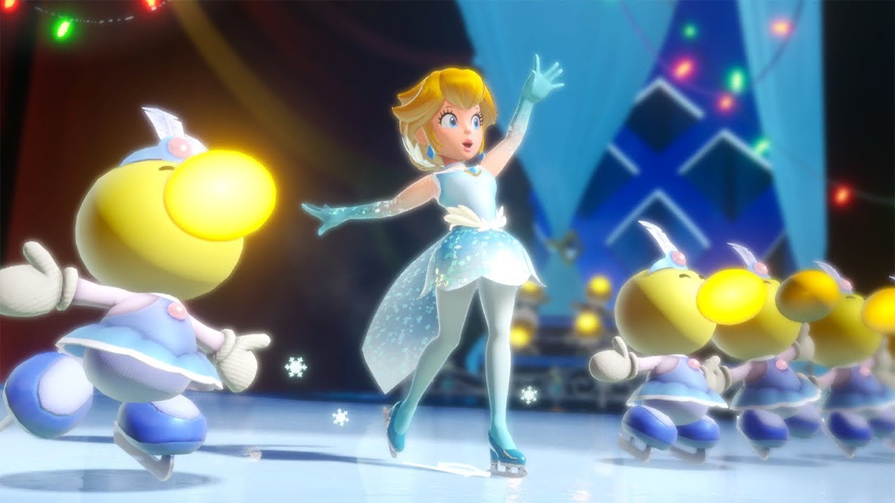 Princess Peach: Showtime - A Snow Flower on Ice - YouTube