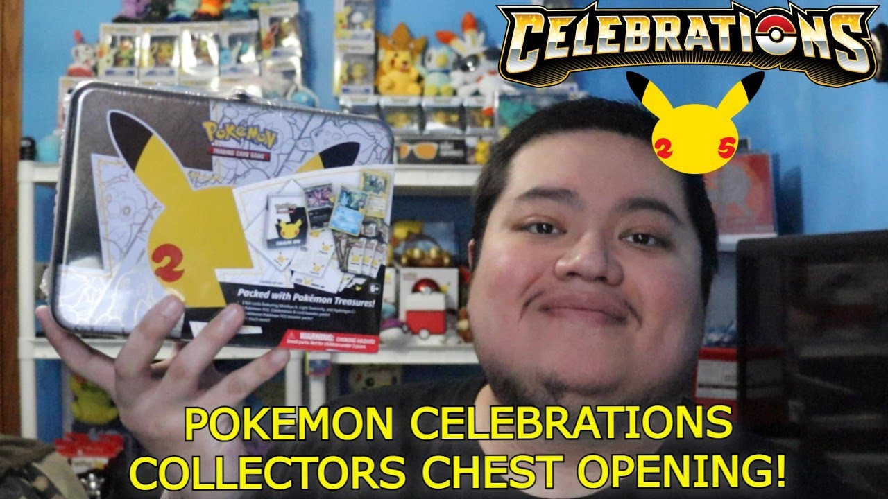POKMEON CELEBRATIONS COLLECTORS CHEST OPENING! | POKEMON TCG - YouTube