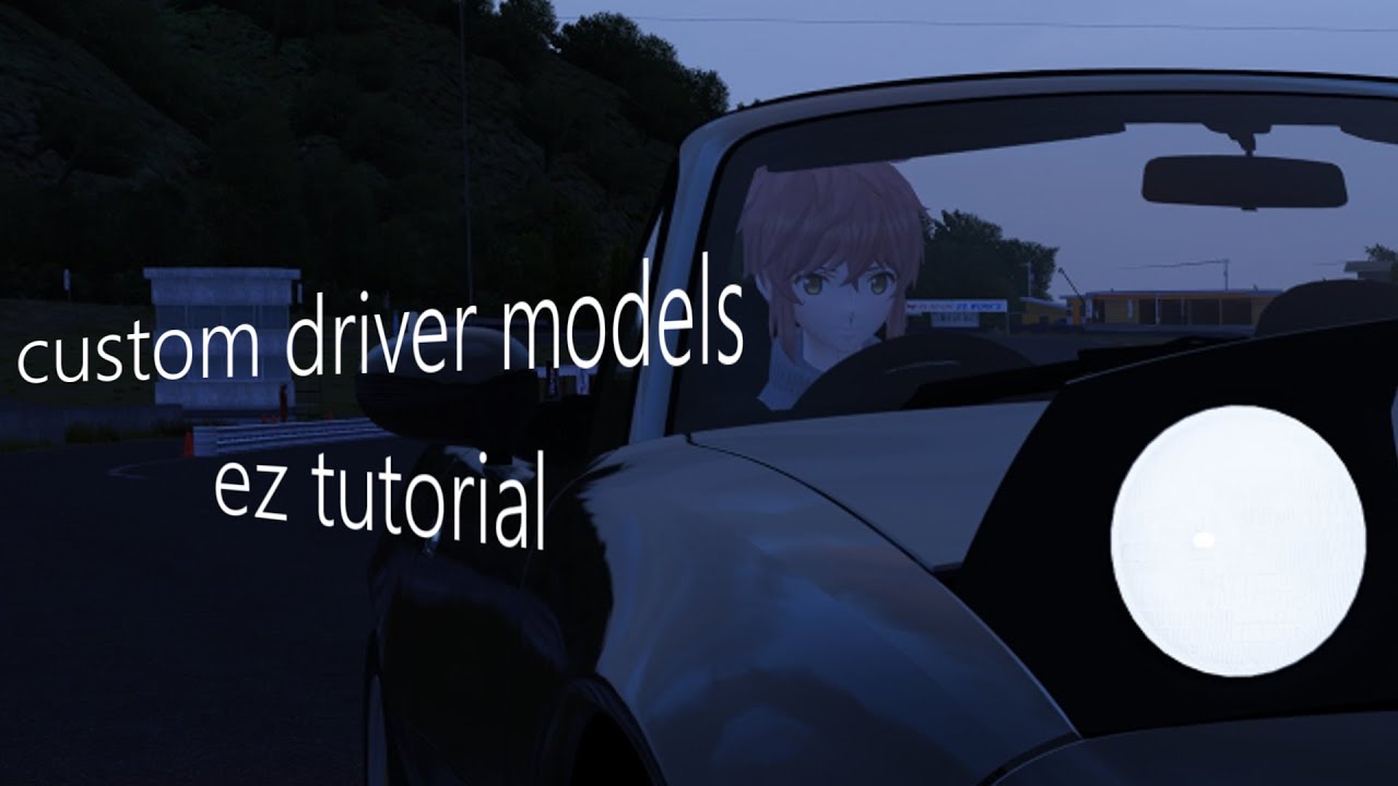 assetto corsa custom driver head tutorial - YouTube