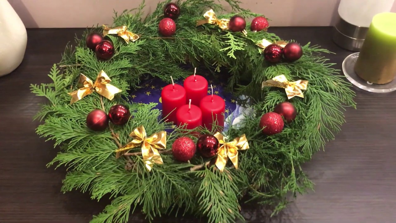 DIY adventes vainags / vlogmas 2018 - YouTube