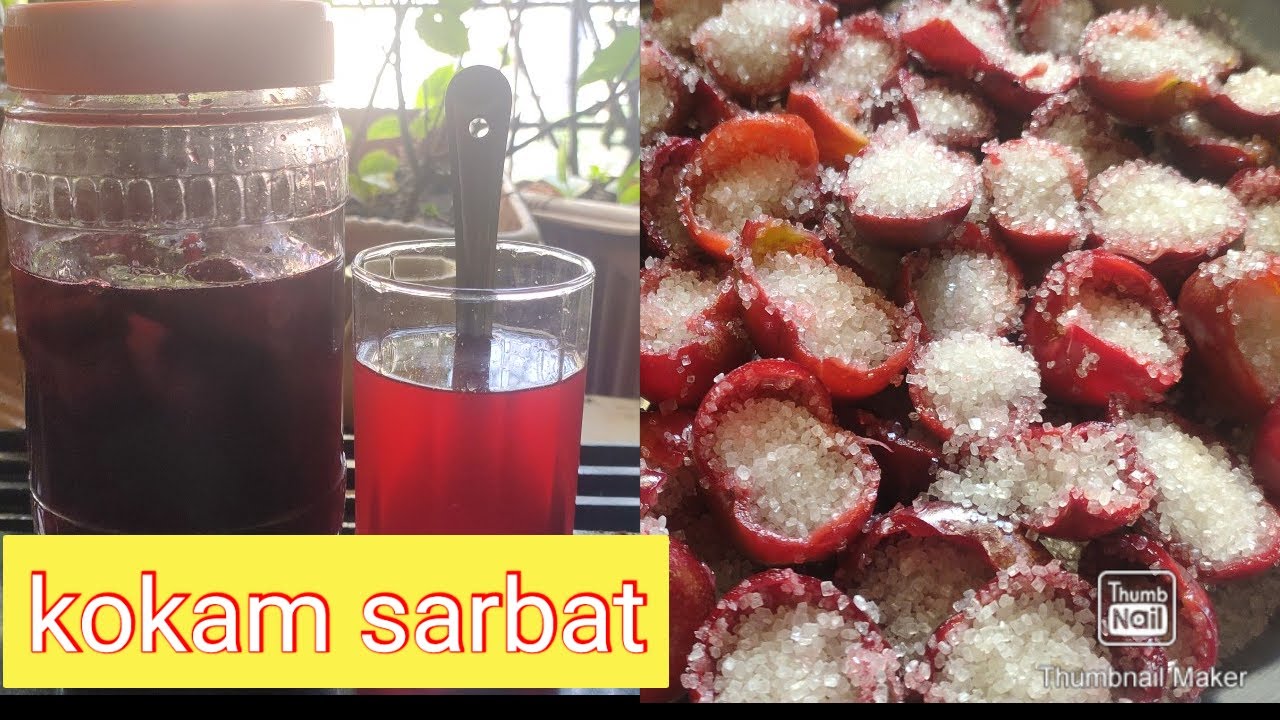 कोकम सरबत रेसिपी | Kokam Sharbat | How To Make Kokam Sharbat At Home ...