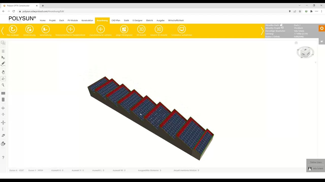 Umsetzung eines Sheddachs in Polysun SPT - YouTube