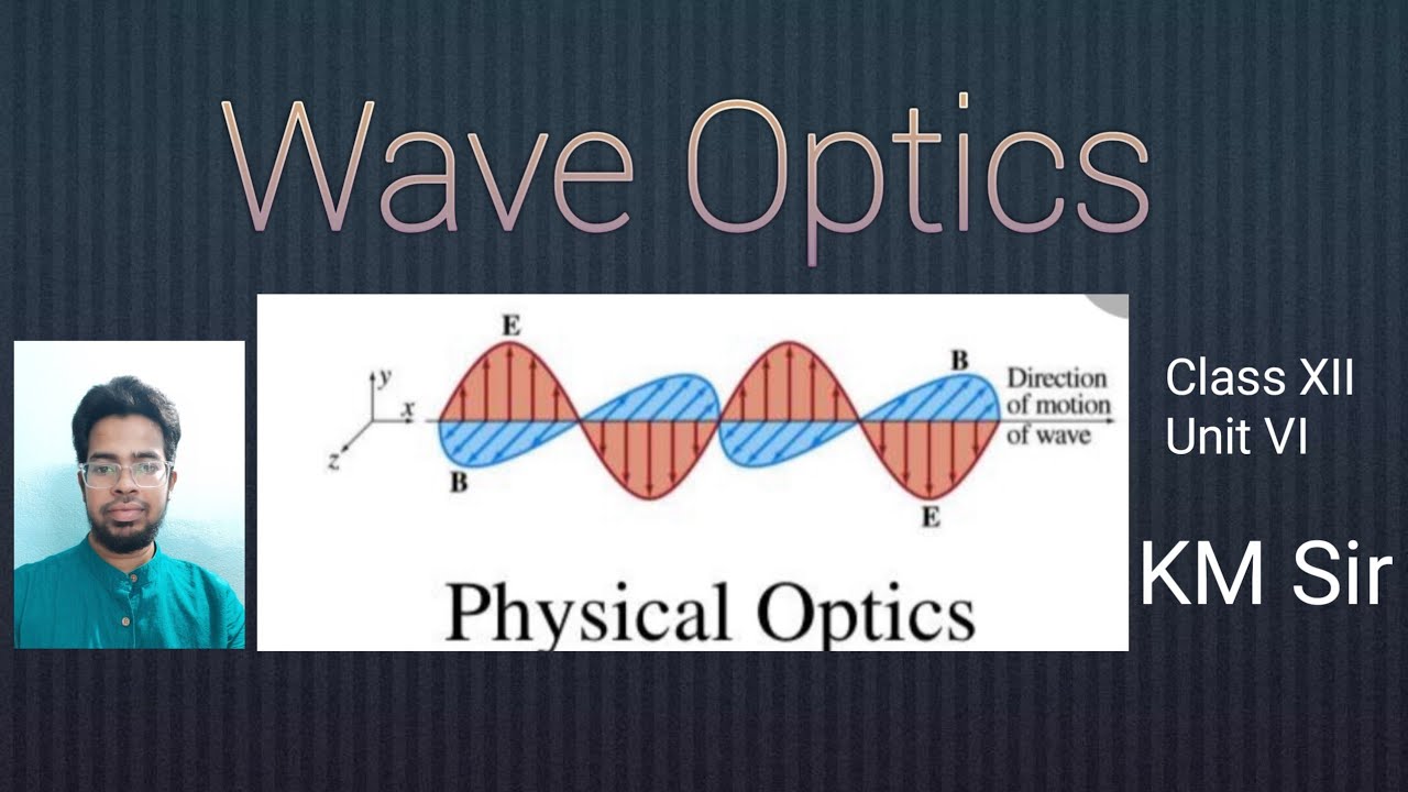 26. Wave Optics ( তরঙ্গ আলোকবিজ্ঞান ) Introduction by KM Sir - YouTube