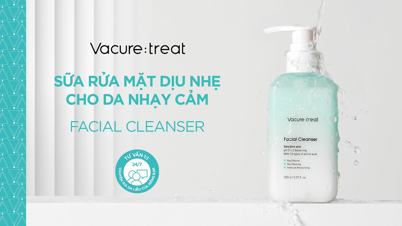 Vacure:treat Facial Cleanser - YouTube