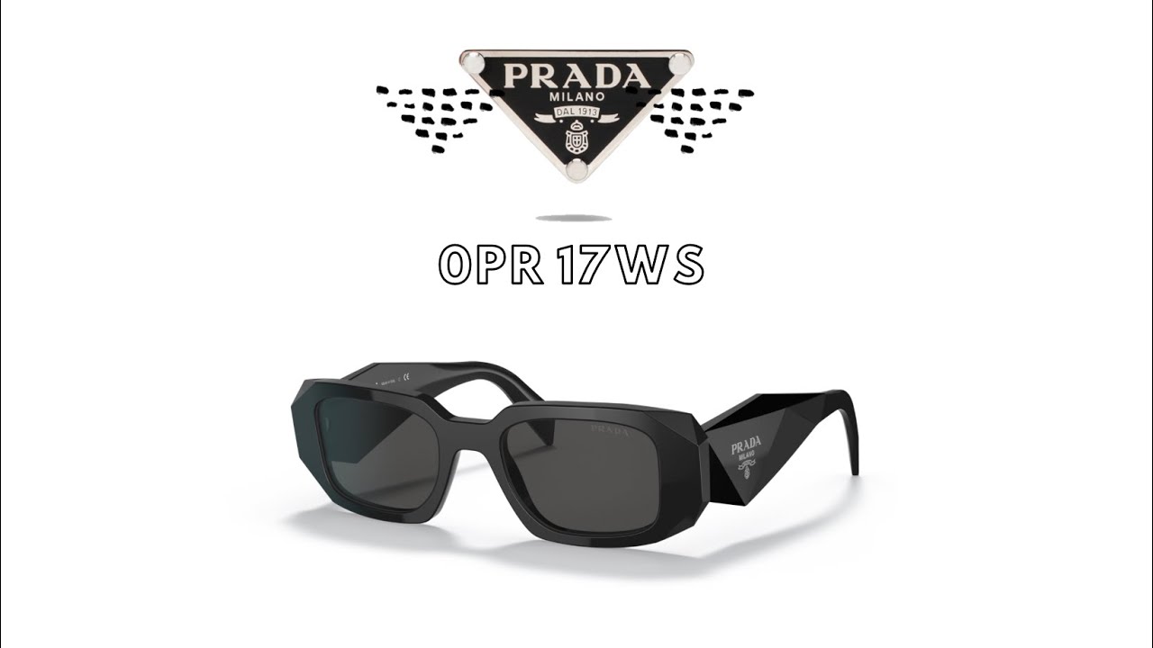 Review/Unboxing Mắt Kính Prada 0PR 17WS unisex black - nam, nữ mang đều ...