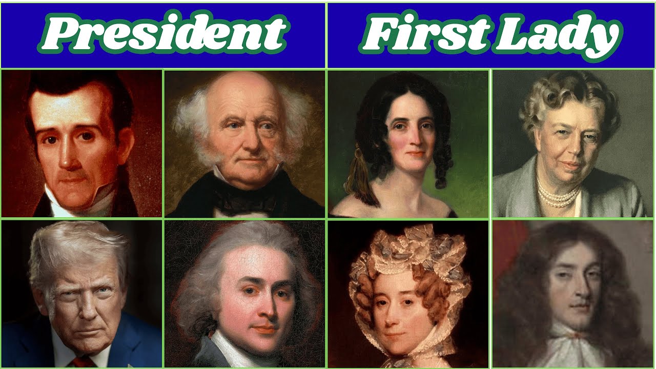 Names Of Presidents Wives In Order